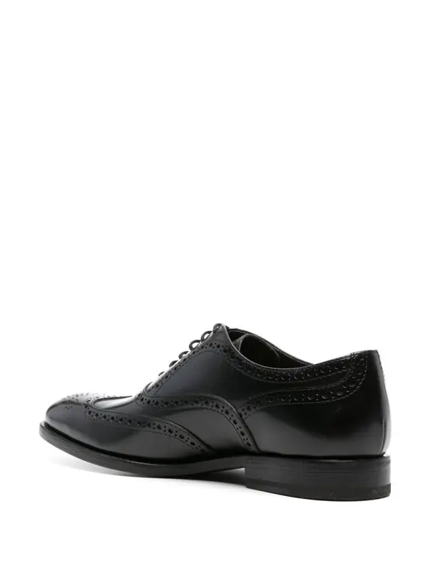 HENDERSON BARACCO Almond-toe Leather Brogues