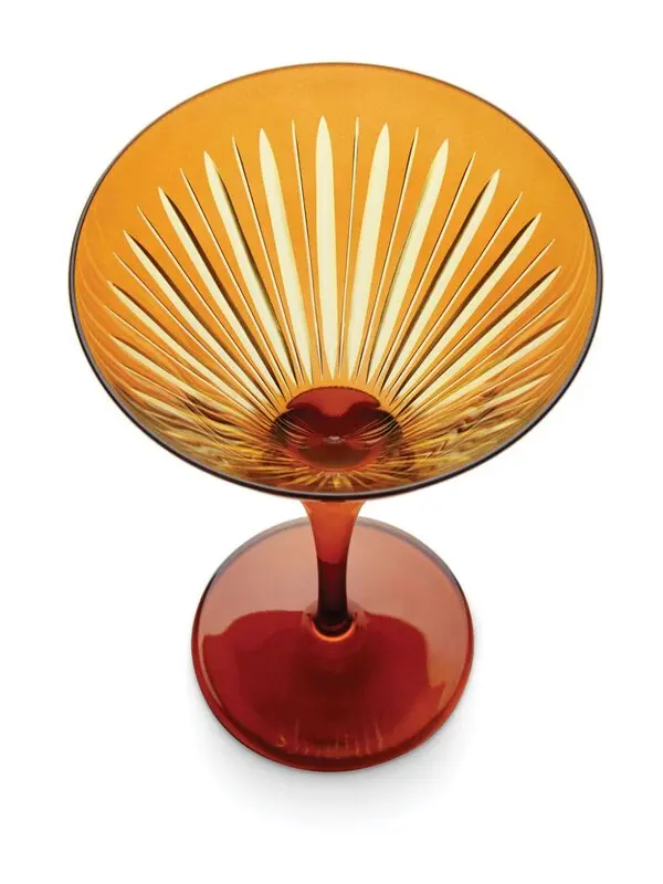 L'Objet Prism Martini Glasses - Orange