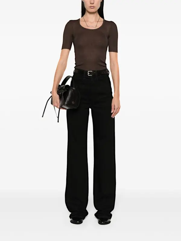 LEMAIRE Ribbed Shortsleeved Bodysuit