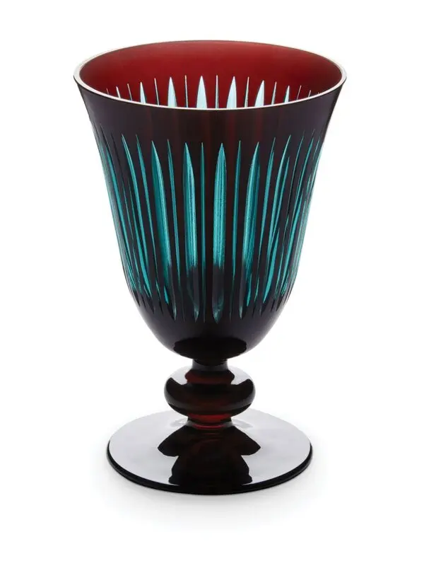 L'Objet Prism Wine Glasses - Red