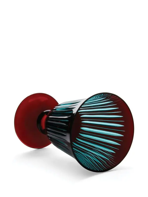 L'Objet Prism Wine Glasses - Red