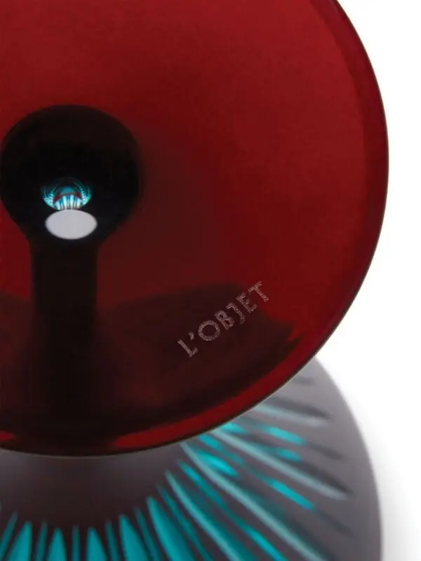 L'Objet Prism Wine Glasses - Red
