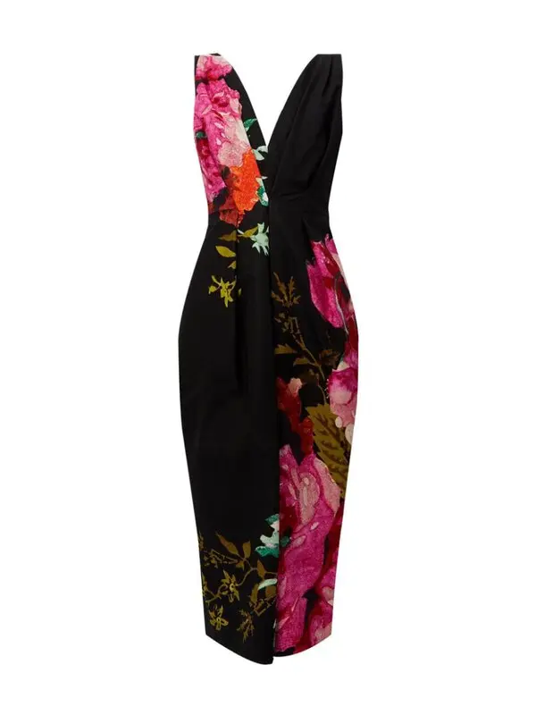 Erdem Floral-print Cotton Midi Dress