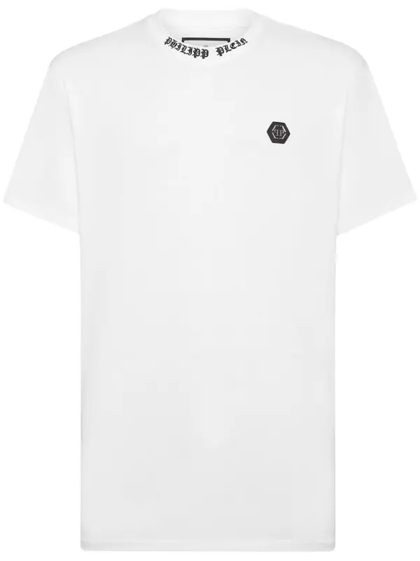 Philipp Plein Logo-appliqué Cotton T-shirt