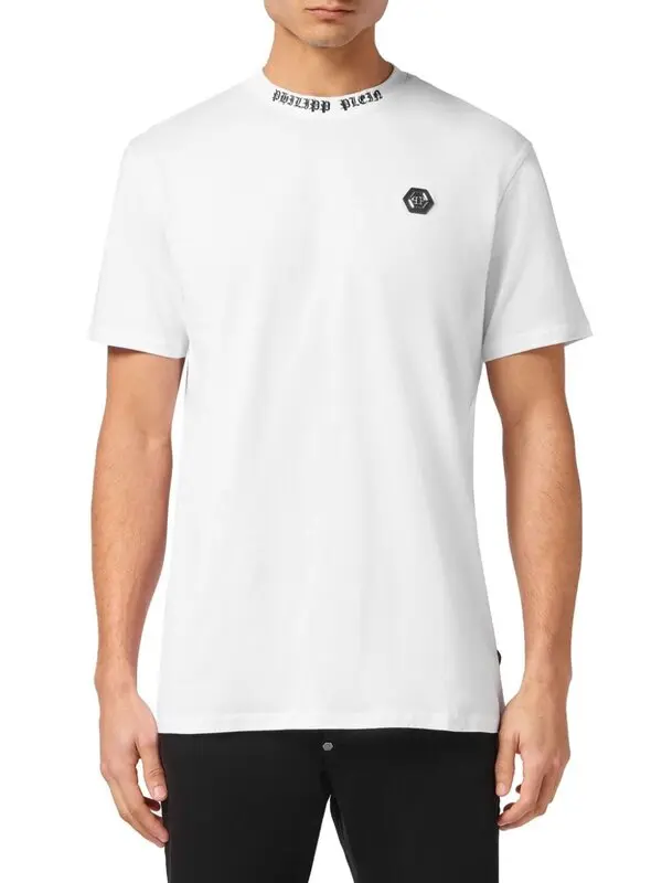 Philipp Plein Logo-appliqué Cotton T-shirt