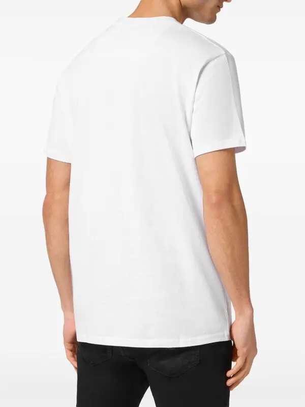 Philipp Plein Logo-appliqué Cotton T-shirt