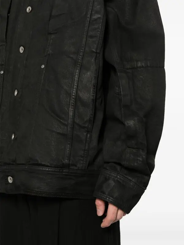 Rick Owens Worker Cotton Shirt Jacket - Black