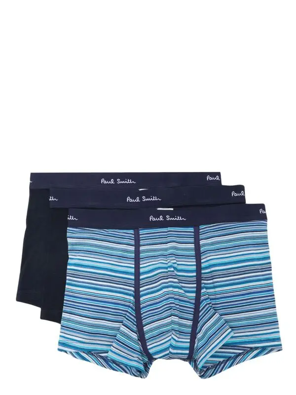 Paul Smith Logo-jacquard Boxers - Blue