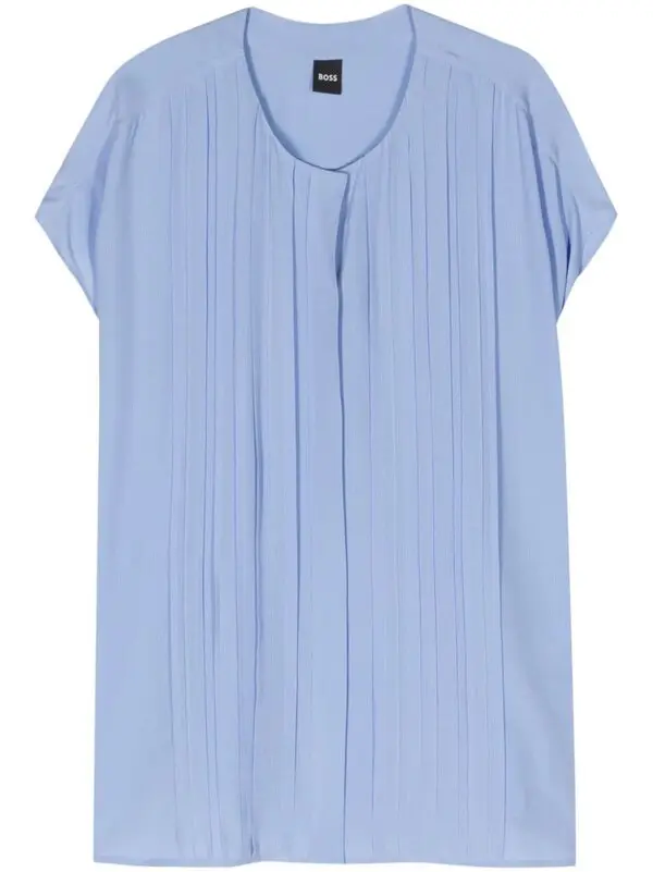 BOSS Pintuck-detail Blouse