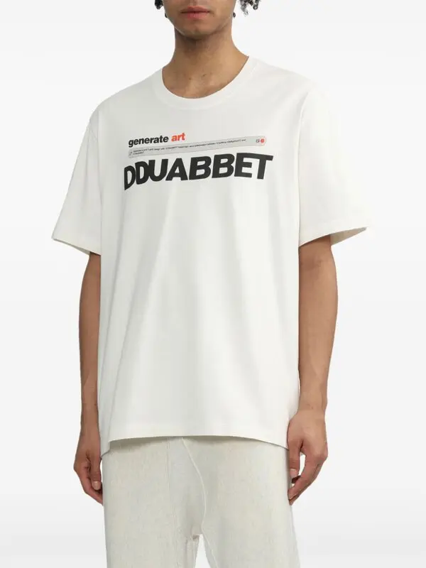 DOUBLET Text-print Cotton T-shirt