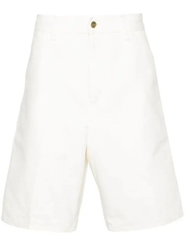 Carhartt Work In Progress Single Knee Bermuda Shorts - White