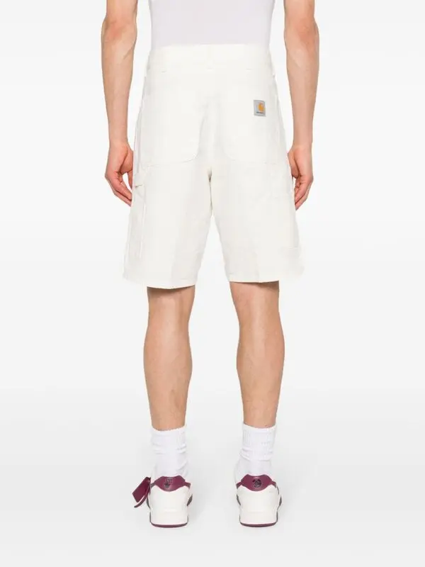Carhartt Work In Progress Single Knee Bermuda Shorts - White