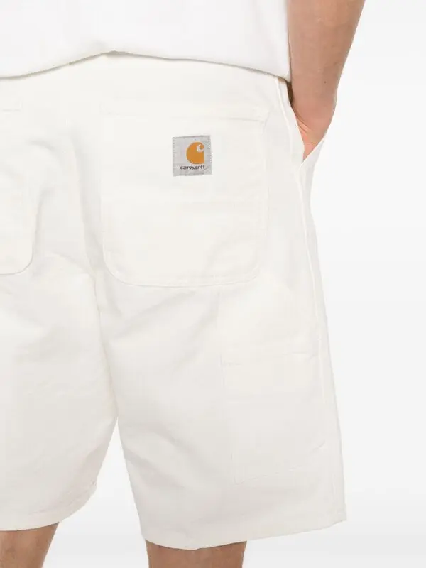 Carhartt Work In Progress Single Knee Bermuda Shorts - White