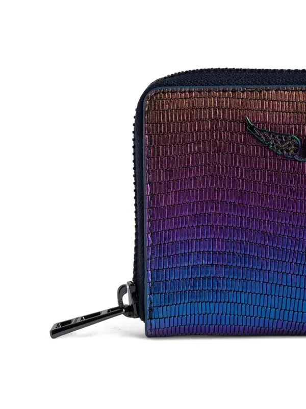 Zadig&Voltaire Mini Zv Iridescent-effect Wallet