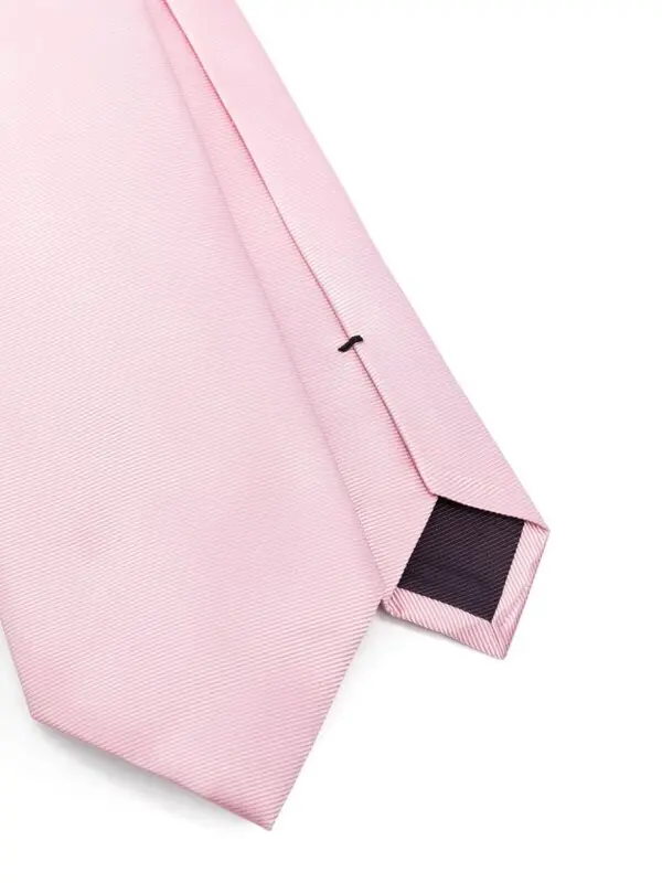 TOM FORD Striped Silk Tie - Pink
