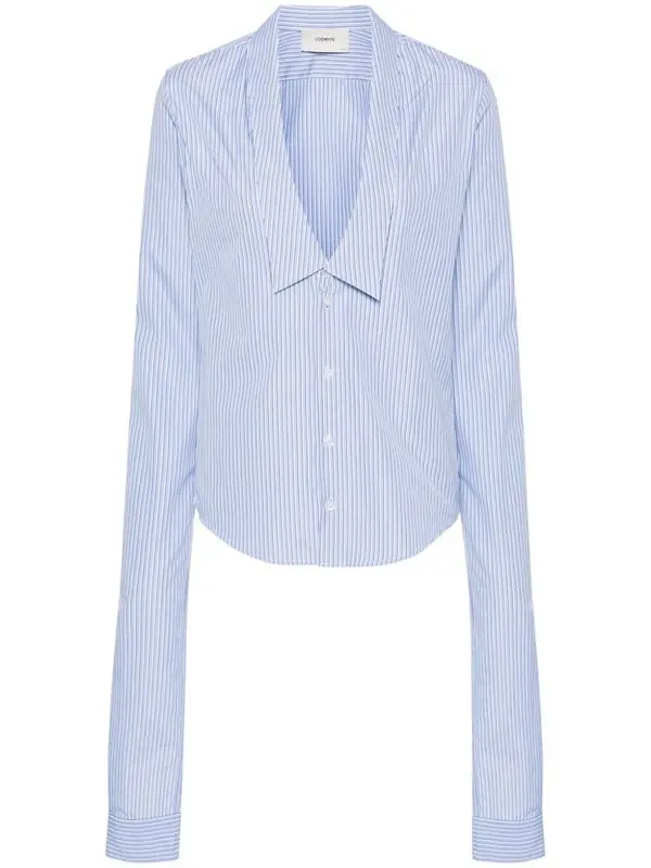 Coperni Striped Cotton Shirt