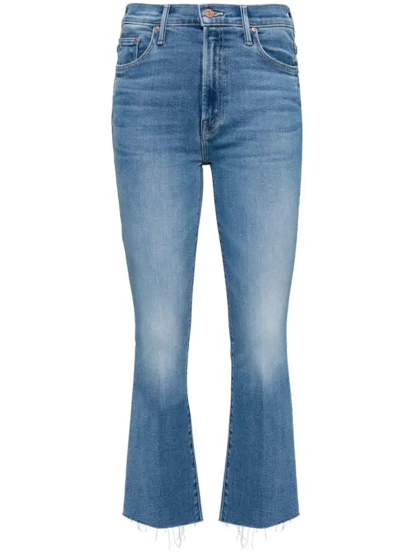 MOTHER The Insider Cropped Bootcut Jeans