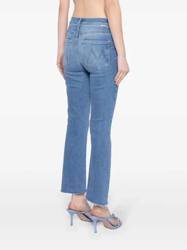 MOTHER The Insider Cropped Bootcut Jeans