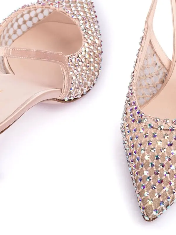 LE SILLA Gilda Crystal-embellished Pumps - Pink