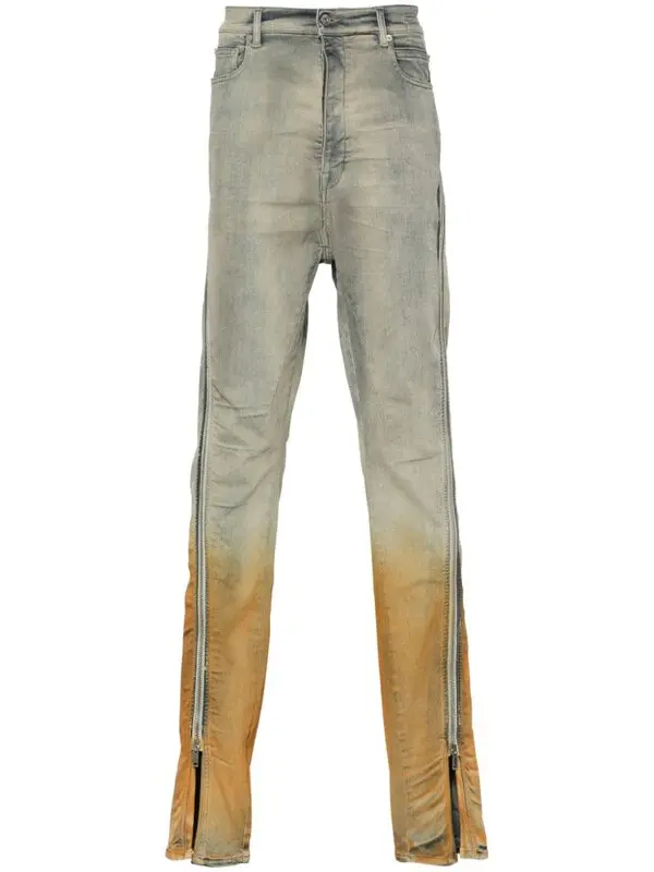 Rick Owens Bolan Banana Slim-cut Jeans - Blue