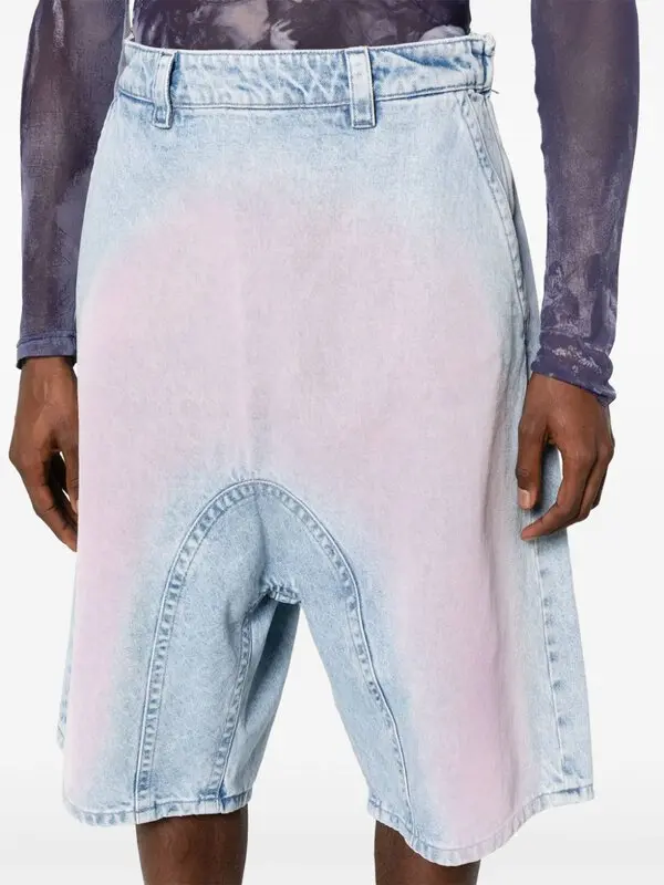 Y/project Souffle Denim Shorts