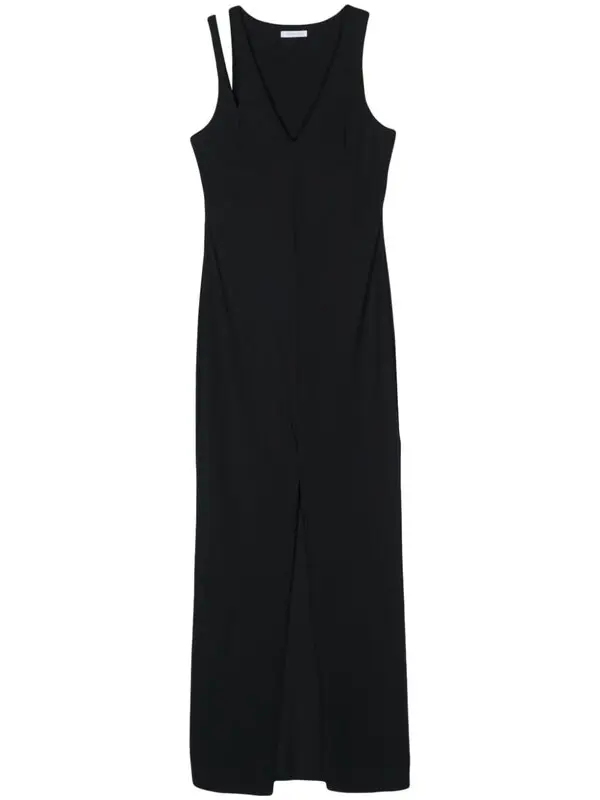 Patrizia Pepe Essential Cut-out Maxi Dress