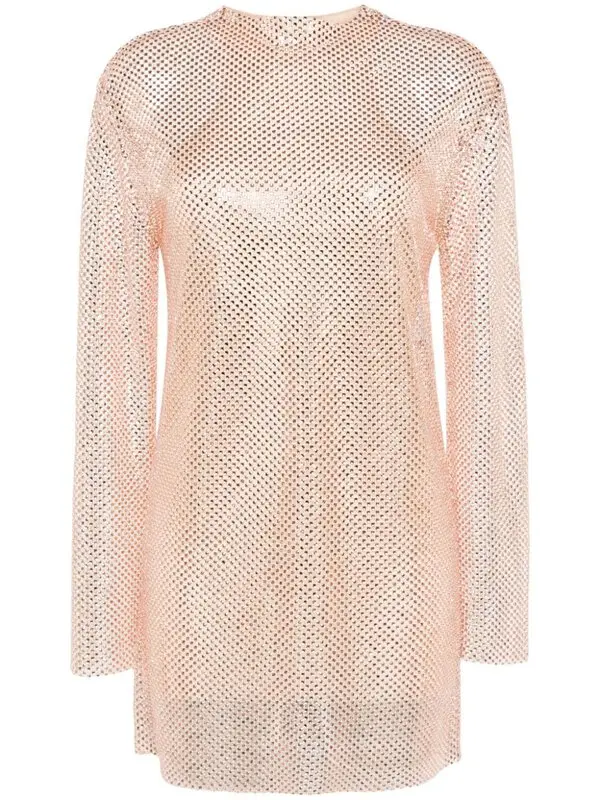 Philosophy Di Lorenzo Serafini Crystal Mini Dress - Orange