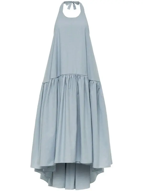 Azeeza Winston Chambray Midi Dress - Blue