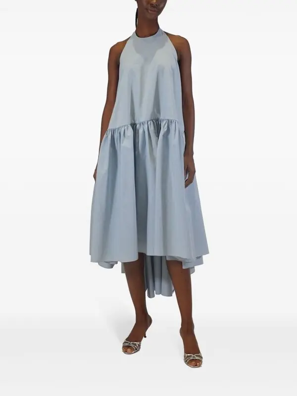 Azeeza Winston Chambray Midi Dress - Blue
