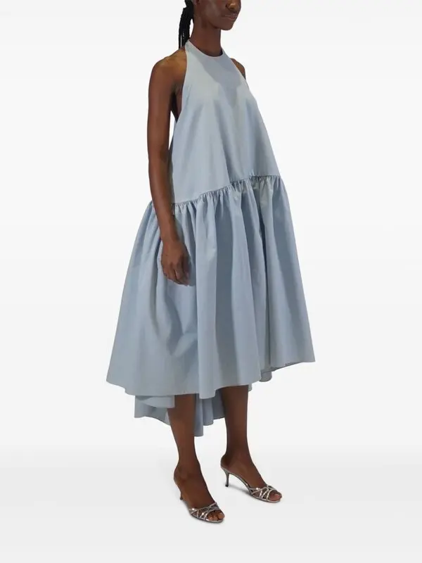 Azeeza Winston Chambray Midi Dress - Blue