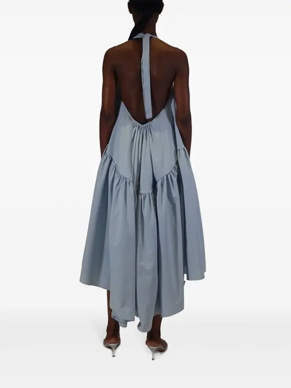 Azeeza Winston Chambray Midi Dress - Blue