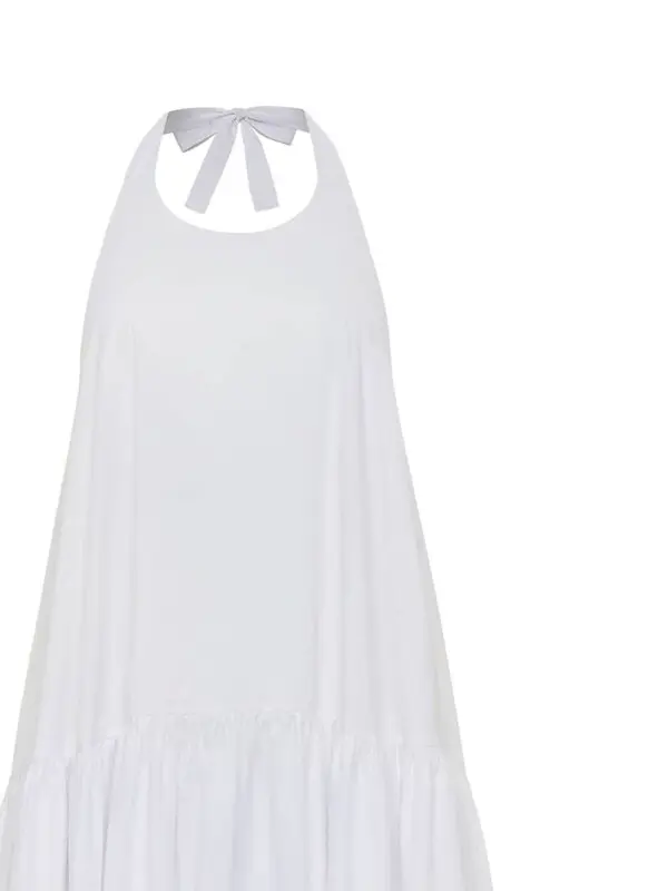 Azeeza Winston Poplin Midi Dress - White