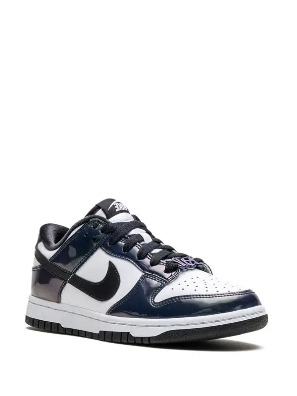 Nike Dunk Low Se Just Do It Iridescent Sneakers - Black