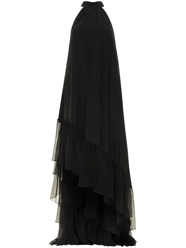 Azeeza Plath Chiffon Gown