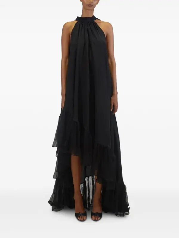 Azeeza Plath Chiffon Gown