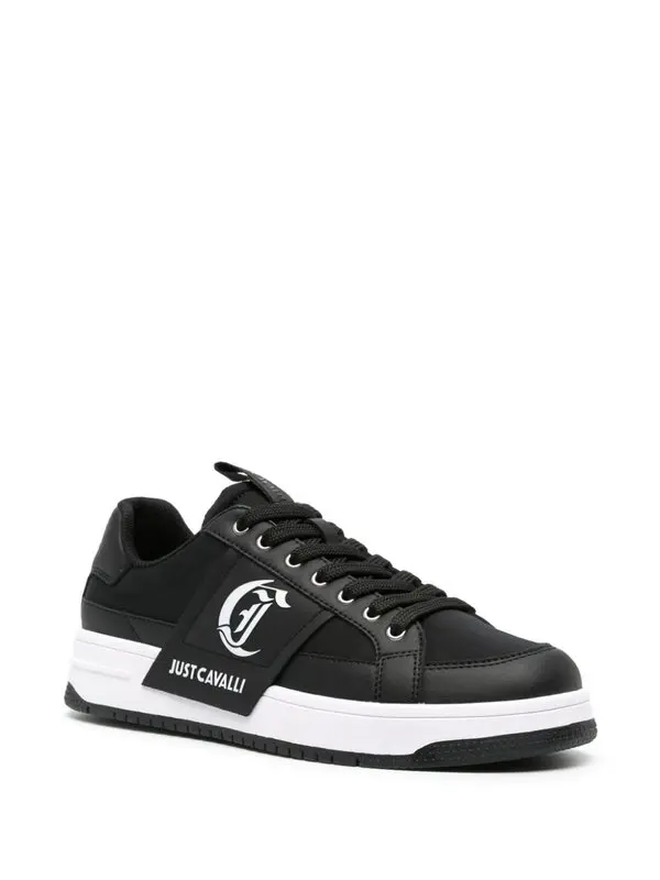 Just Cavalli Logo-embossed Panelled Sneakers