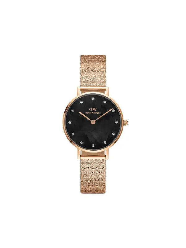 DANIEL WELLINGTON Petite Pressed Studio Lumine 28mm - Black
