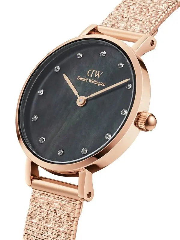 DANIEL WELLINGTON Petite Pressed Studio Lumine 28mm - Black