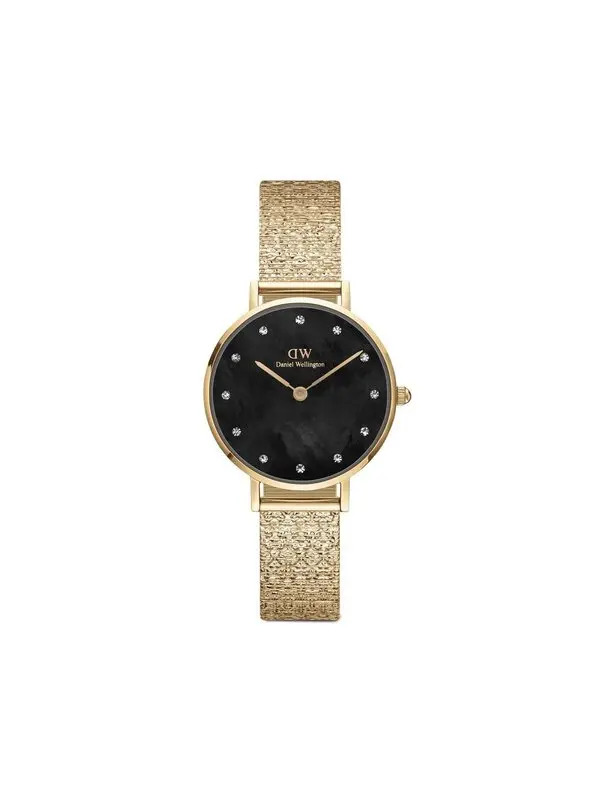 DANIEL WELLINGTON Petite Pressed Studio Lumine 28mm - Black