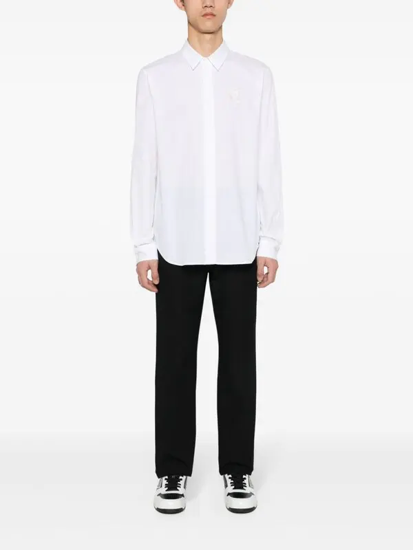Just Cavalli Logo-embroidered Shirt