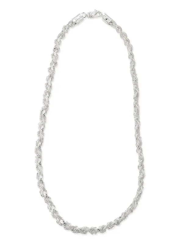 Emanuele Bicocchi Rope Chain Necklace - Silver