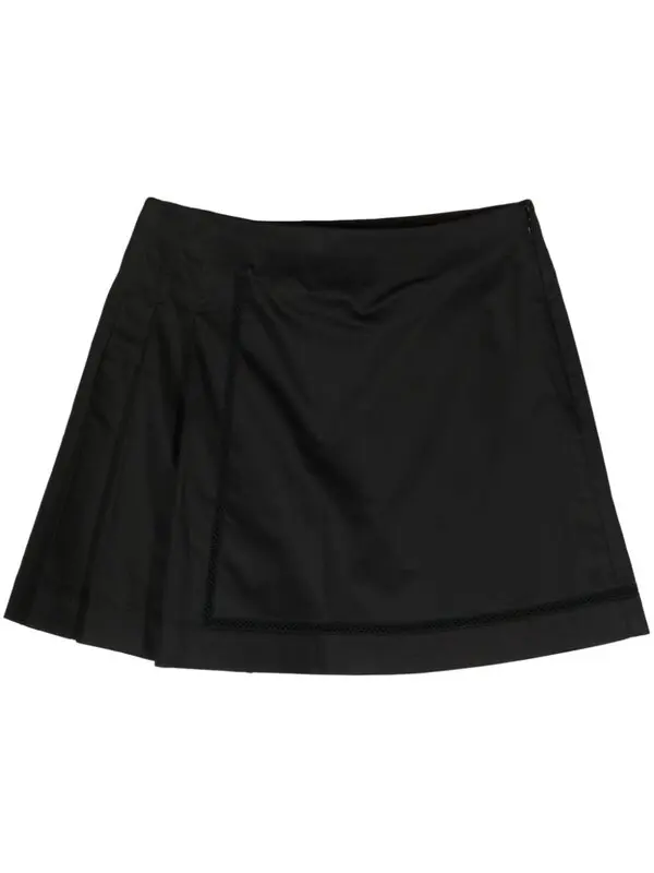 Shiatzy Chen Pleated Miniskirt - Black