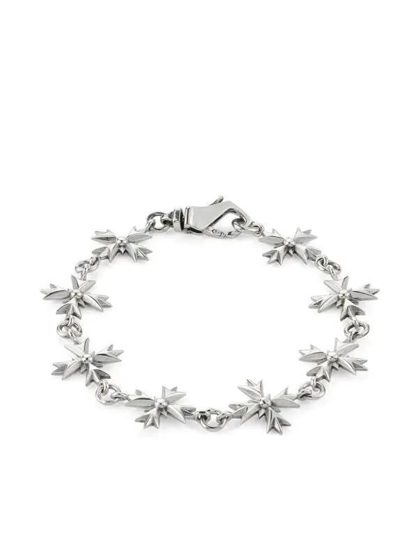 Emanuele Bicocchi Crest Chain Bracelet - Silver