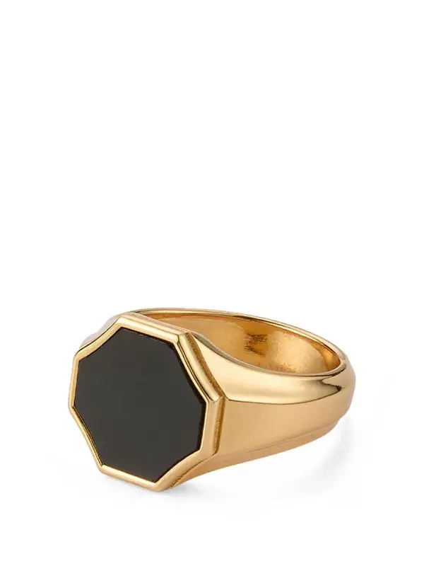 Emanuele Bicocchi Hex Signet Ring - Gold