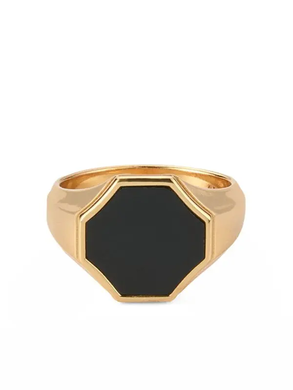 Emanuele Bicocchi Hex Signet Ring - Gold