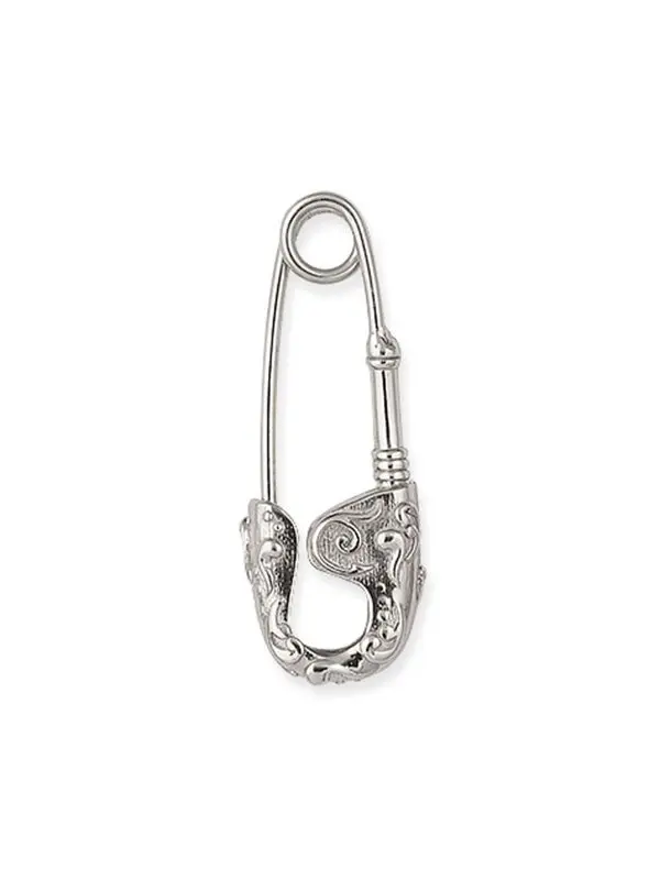 Emanuele Bicocchi Arabesque Pin Earring - Silver