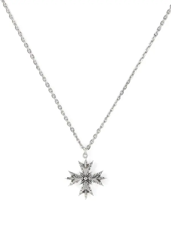 Emanuele Bicocchi Crest Sterling- Necklace - Silver