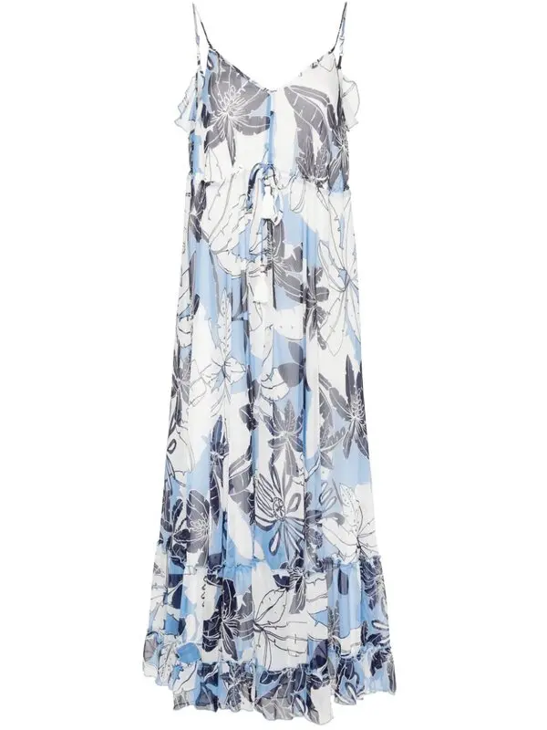 TWINSET Floral-print Maxi Dress