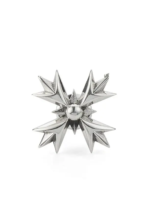 Emanuele Bicocchi Crest Stud Earring - Silver