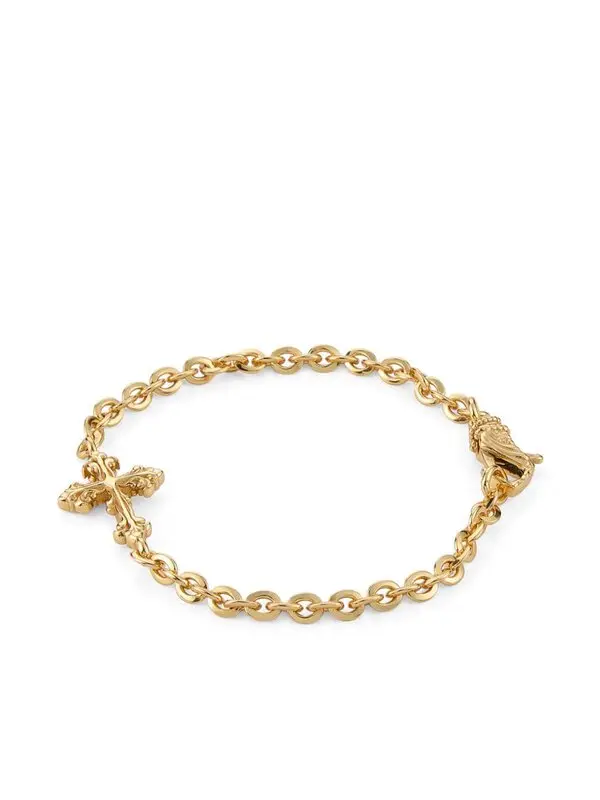 Emanuele Bicocchi Avelli Cross Bracelet - Gold